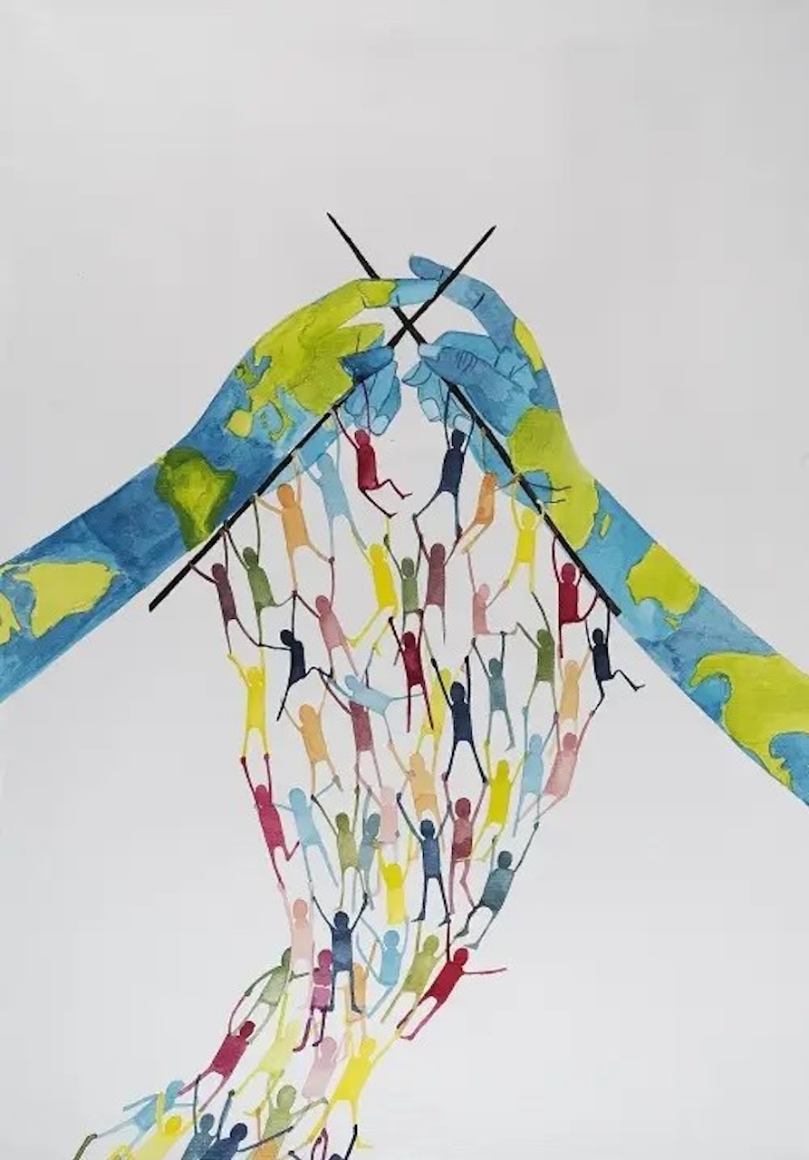 What does peace look like? ‘Woven Together’ by 13 year old Anja Rozen ...